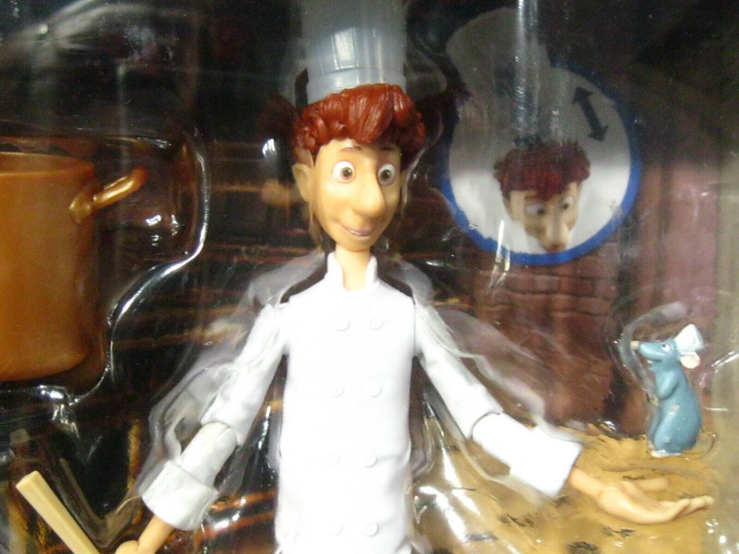 MATTEL Disney Pixar RATATOUILLE Remy Emile Linguini CHEF Playset ...