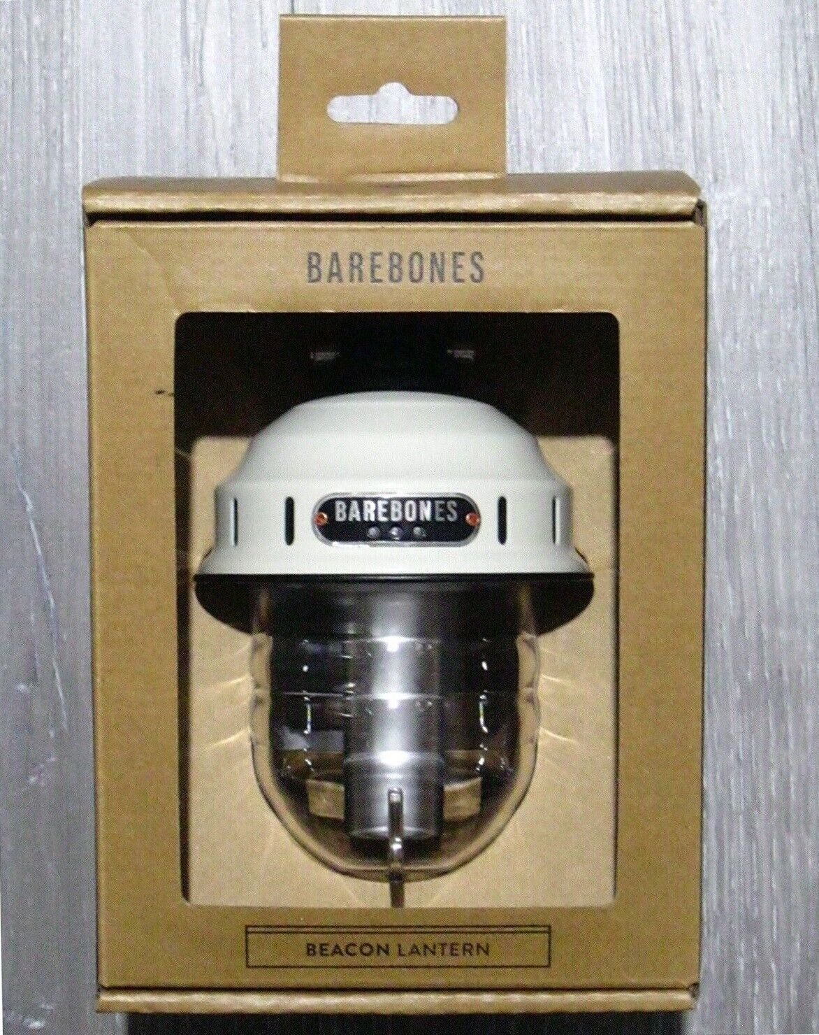 Barebones Living Beacon Lantern HTF WHITE Rechargeable USB LED Camping Light NEW