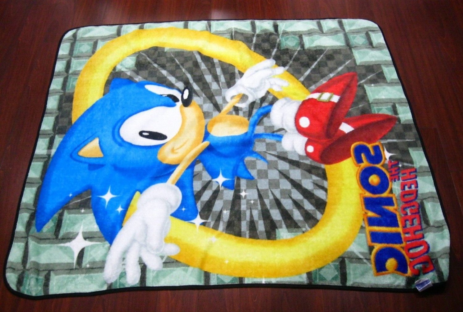 54x60 SEGA SONIC the HEDGEHOG Official NORTHEAST Plush Winter BLANKET ...