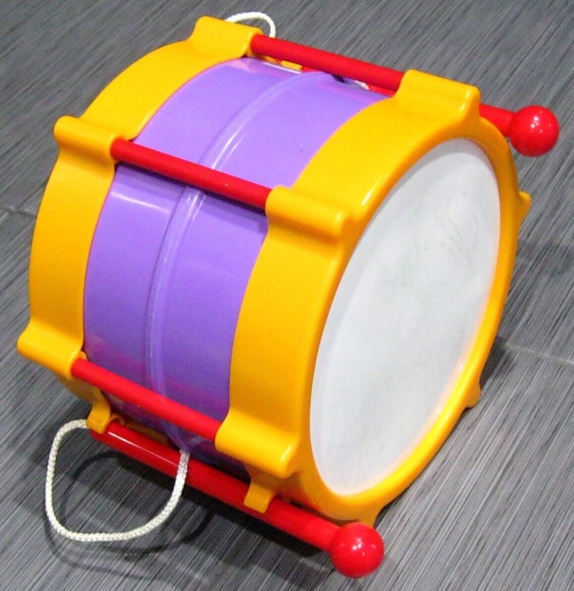 LITTLE TIKES Rhythm MUSIC Maker Toy Drum with Drumsticks Yellow/Purple ...
