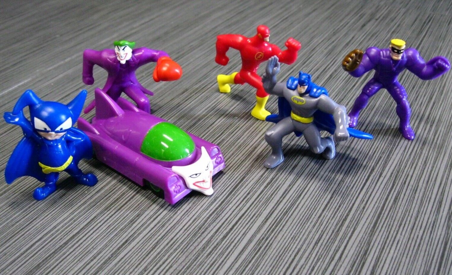 McDonalds Happy Meal DC Comics BATMAN Flash Brave Bold JOKER Figure Lot