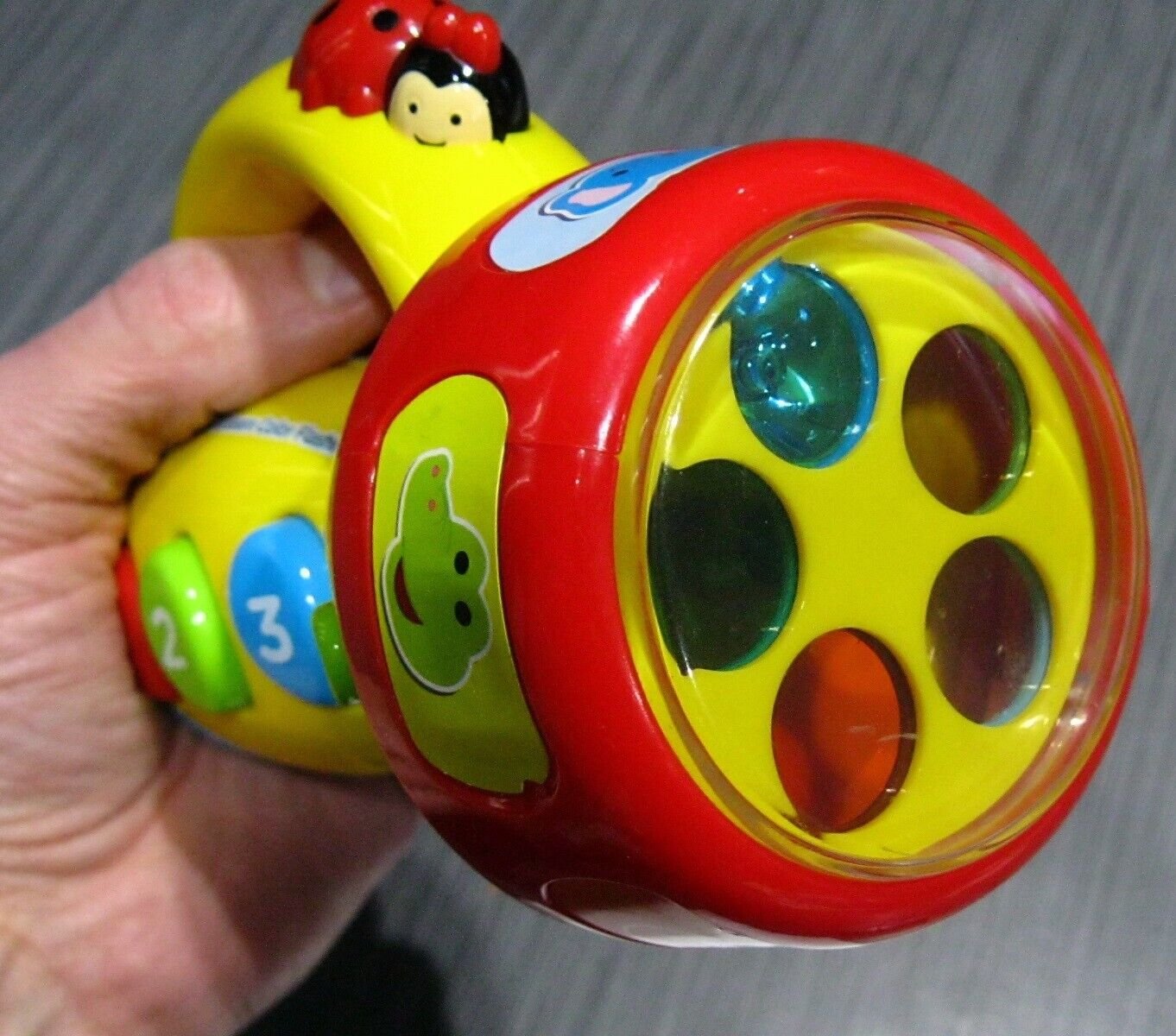 vtech SPIN and LEARN Color FLASHLIGHT Lights Sounds Music