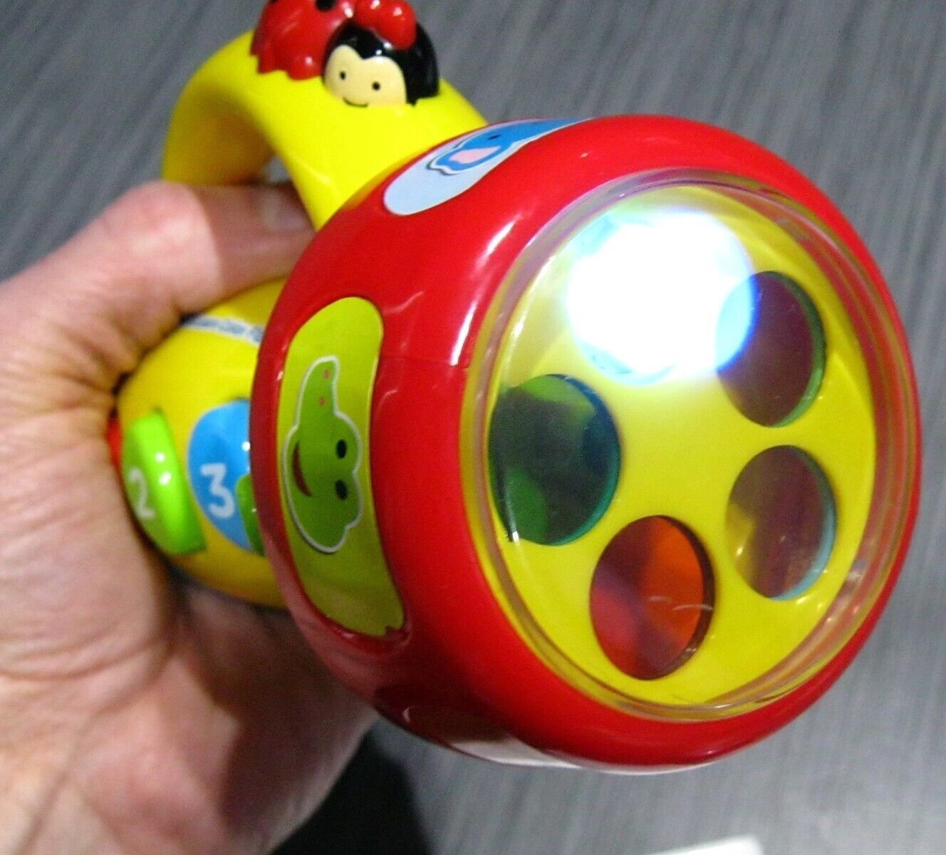 vtech SPIN and LEARN Color FLASHLIGHT Lights Sounds Music