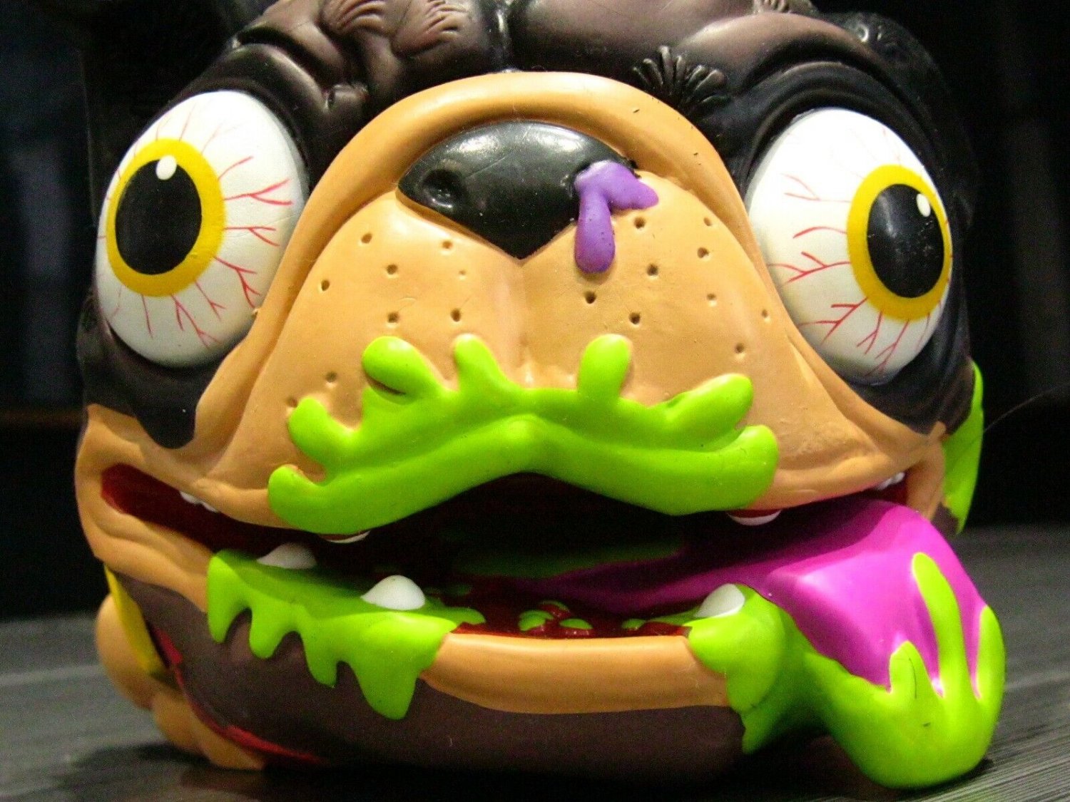 Farting Burping Pug Nose Bulldog Dog Canine Electronic Pup-Pet Puppet ...