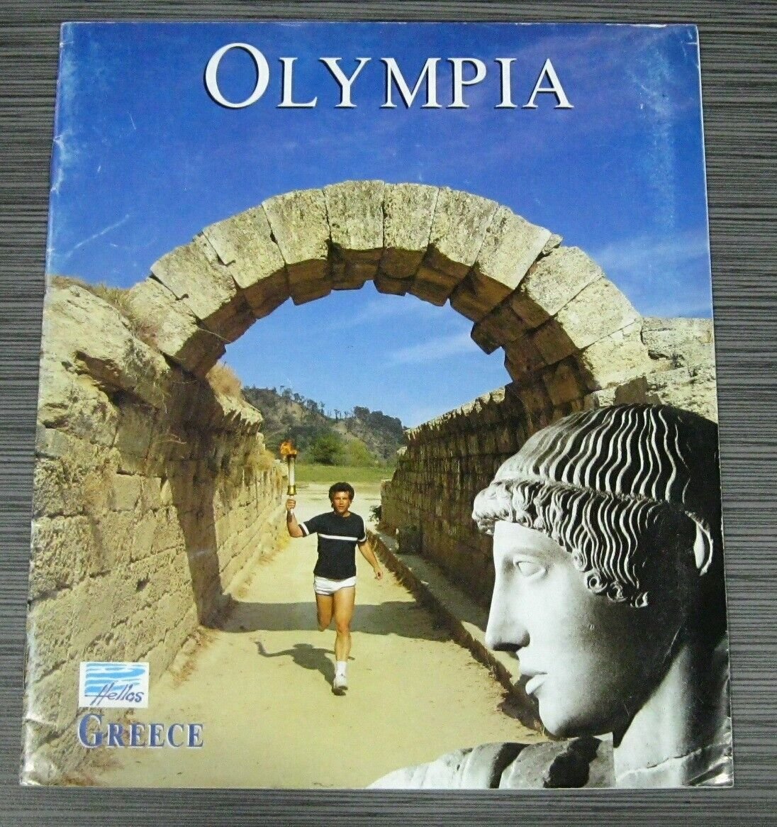 1998 OLYMPIA GREECE NATIONAL TOURIST Organization Brochure GREEK Guide Book