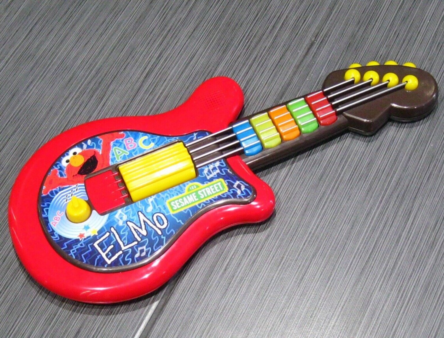 Sesame Street Elmo Guitar Lets Rock By Hasbro 2010 Musical Light-up ...