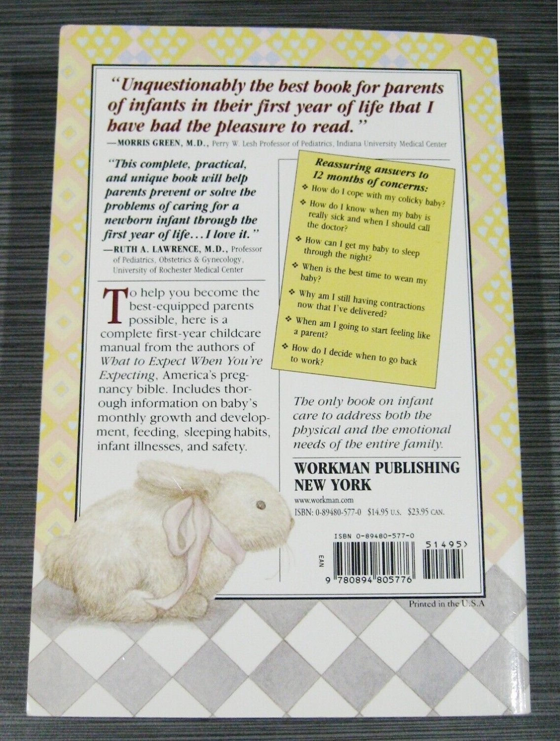 WHAT TO EXPECT THE FIRST YEAR - Parents Parenting Guide Self Help Book ...