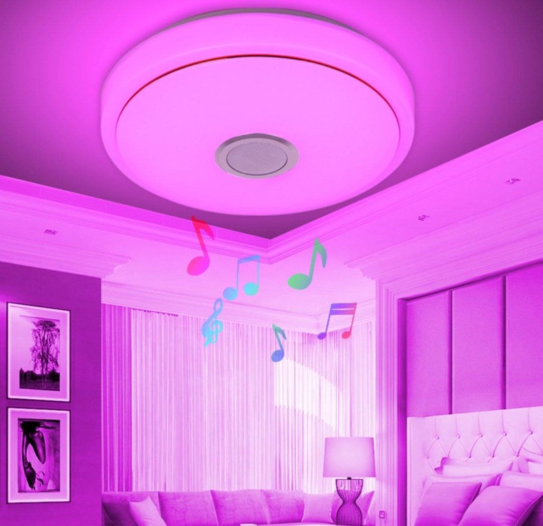 Tuya Wifi Smart Ceiling Light Led Colorful App Remote Control Bluetooth ...