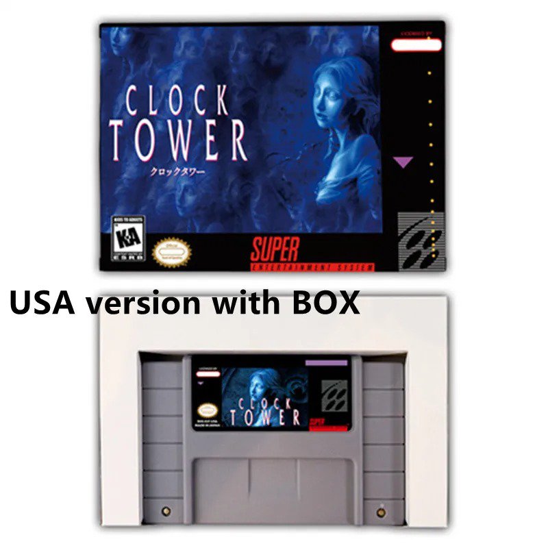 RPG Game for Clock Tower - USA version with BOX Cartridge available for ...