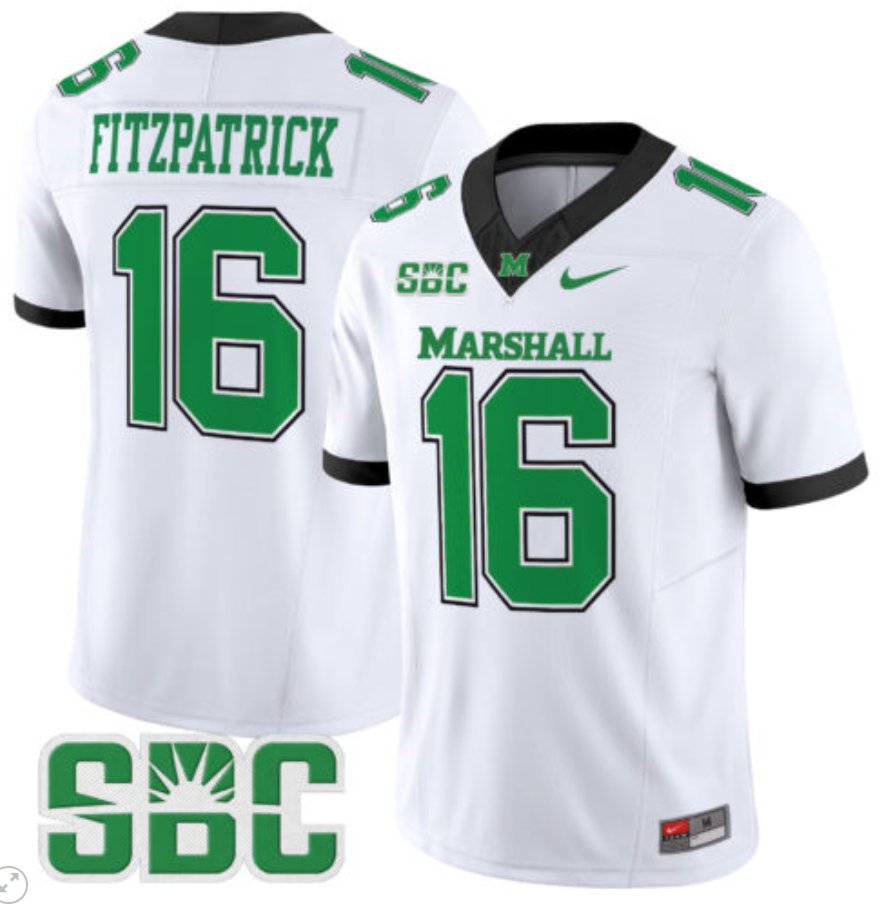 Christian Fitzpatrick Jersey #11 Marshall Thundering Herd Vapor Limited ...