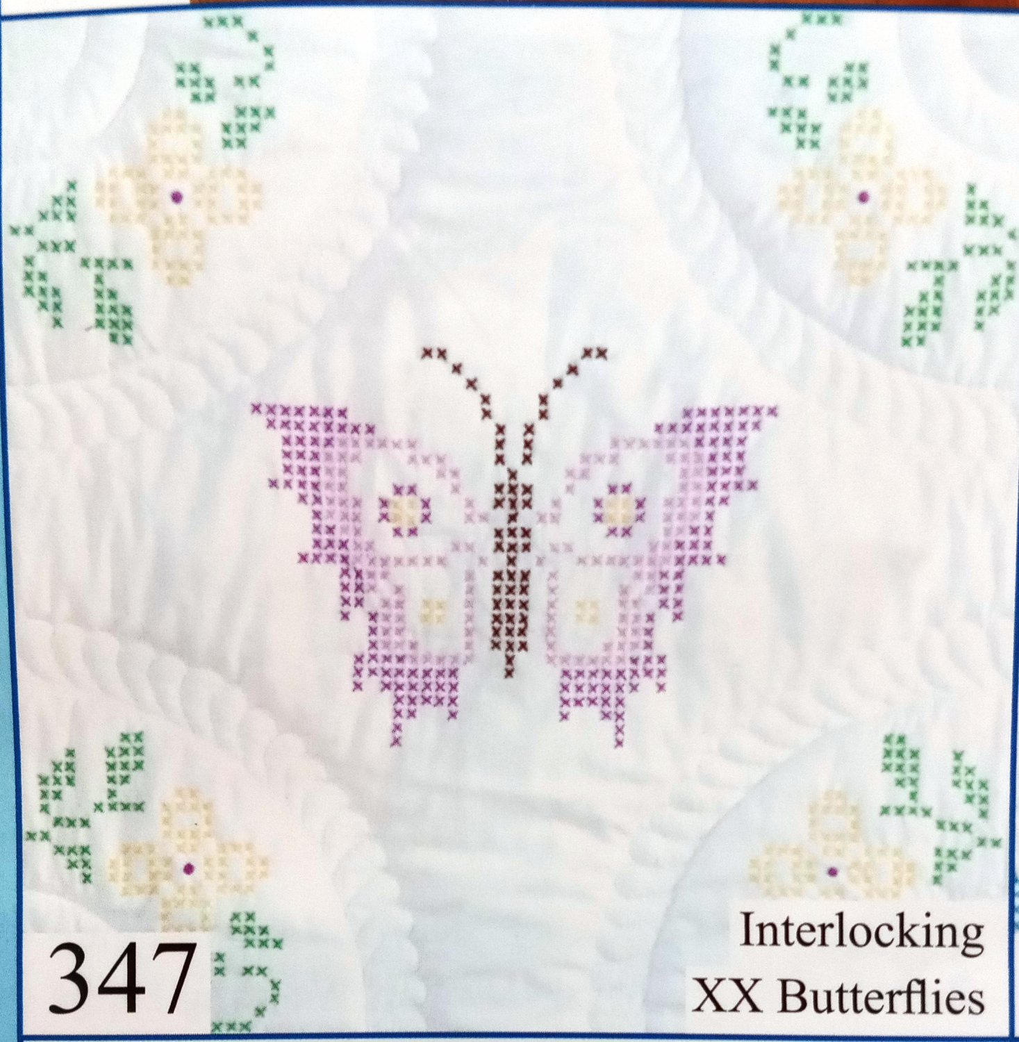 JDNA Jack Dempsey White Quilt Blocks to Cross Stitch - Interlocking XX ...
