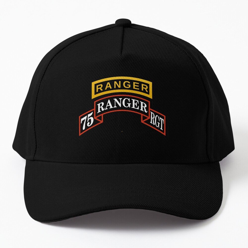 75th Ranger Regiment with Ranger Tab Baseball Cap Unisex Hat Casquette ...