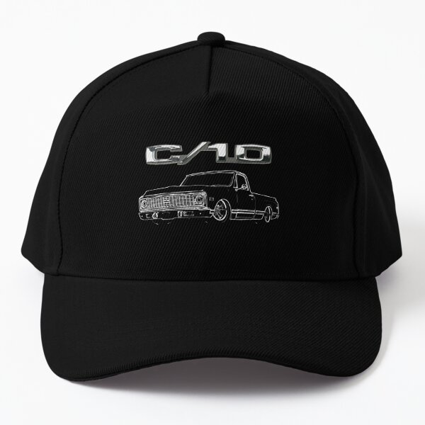 1972 Chevy C10 Short Bed Pickup Lowrider Baseball Cap Hat Hip Hop ...