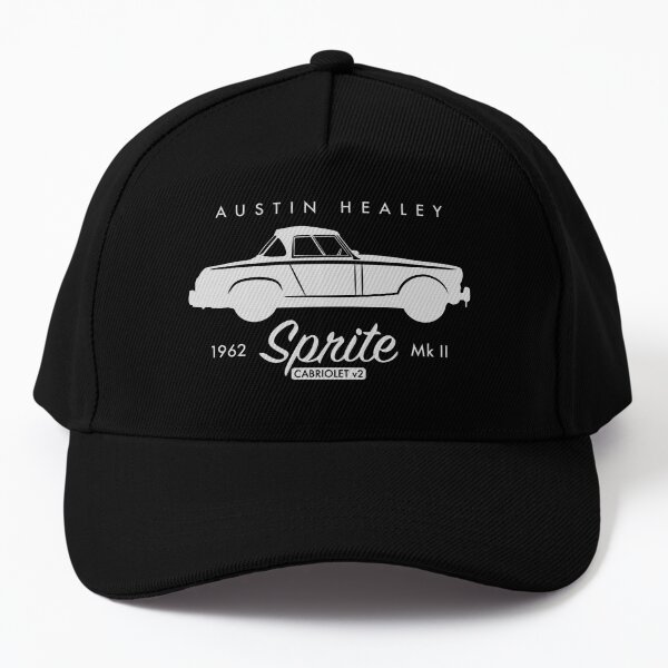 1962 Austin Healey Sprite Mk Ii Baseball Cap Hat Czapka Printed Black ...