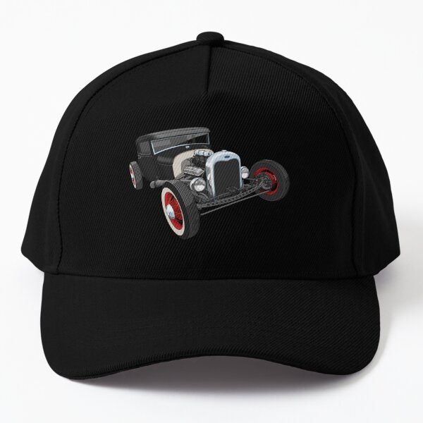 1929 Ford Model A Hot Rod Baseball Cap Hat Hip Hop Casquette Black ...