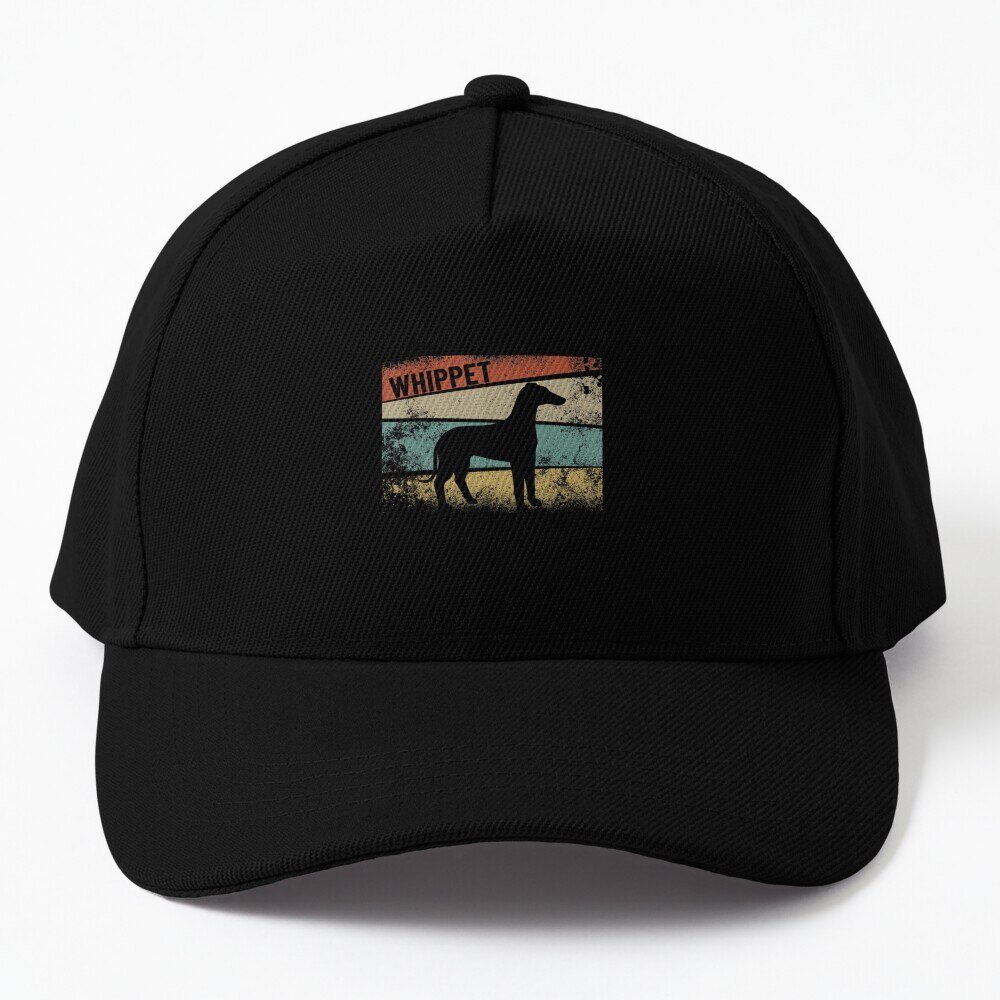 Retro Whippet Dog Breed Silhouette Whippet Baseball Cap Casquette ...