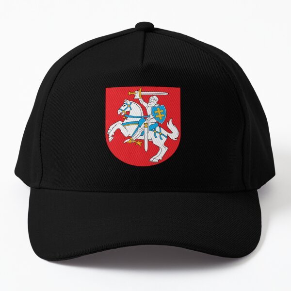 Lithuania Coat Of Arms Baseball Cap Hat Casquette Snapback Black