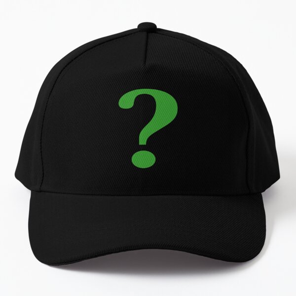 The Riddle Question Mark Symbol Retro Baseball Cap Hat Black Snapback ...