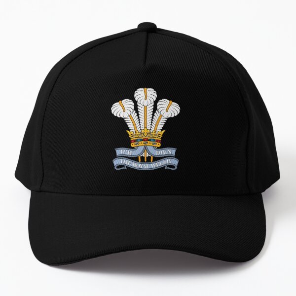 Royal Regiment Of Wales Baseball Cap Hat Casquette Black Mens