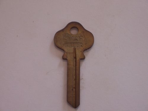 Vintage Star key blank for Ilco locks, 6IL2, X1054KF