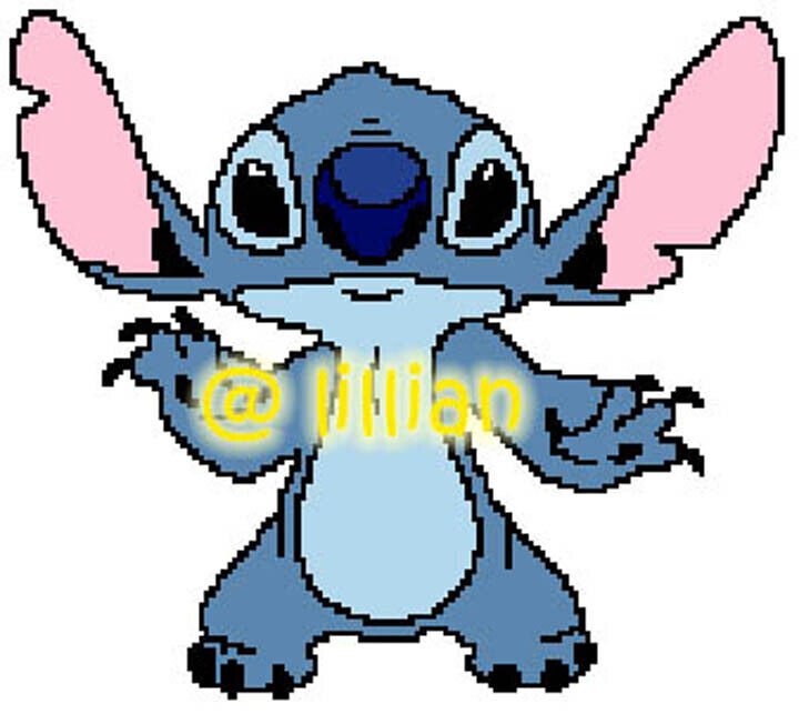 new LILO & STITCH ~ STITCH SCARY Counted Cross Stitch PATTERN