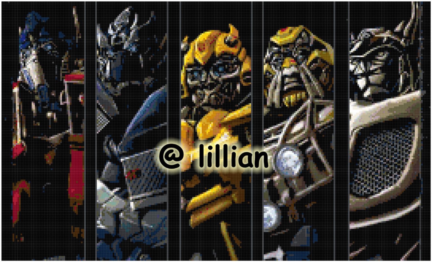 *ALL THE TRANSFORMERS AUTOBOT* Counted Cross Stitch PATTERN