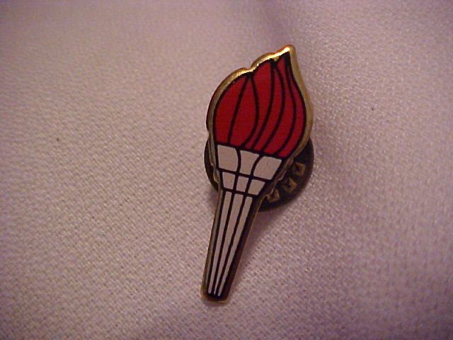 Olympic Flame Pin