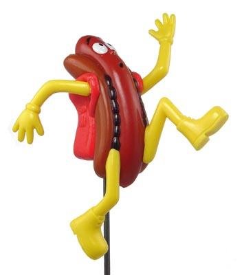 Running DerWienerznitzel Hot-Dog Antenna Topper Ball