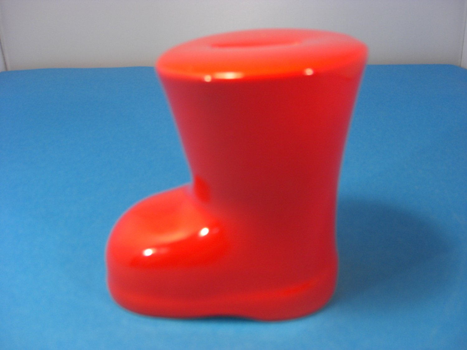 RED BOOT Coin Bank