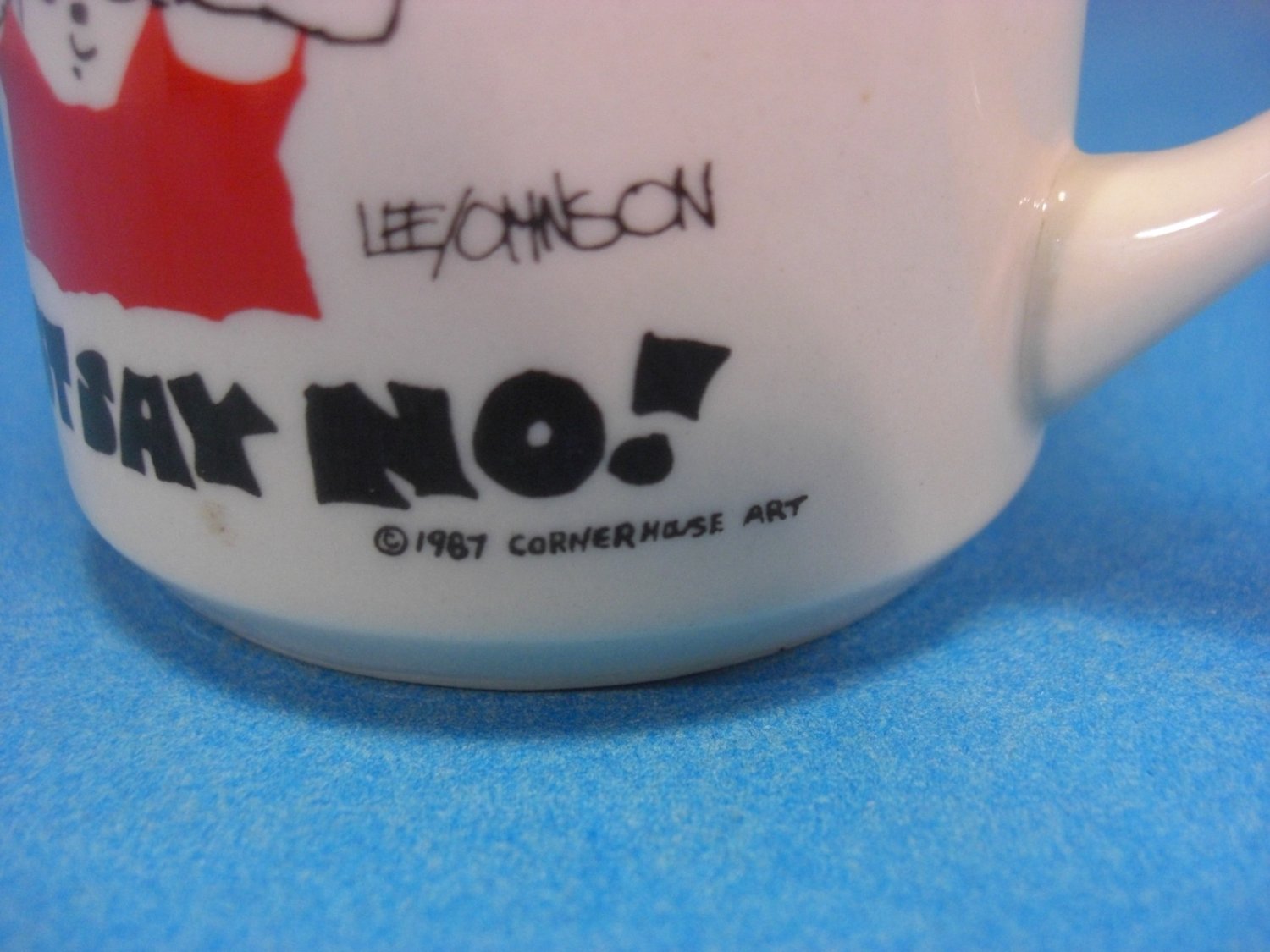 Lutefisk: Just Say No - Mug by Lee Johnson 1987 Bergguist