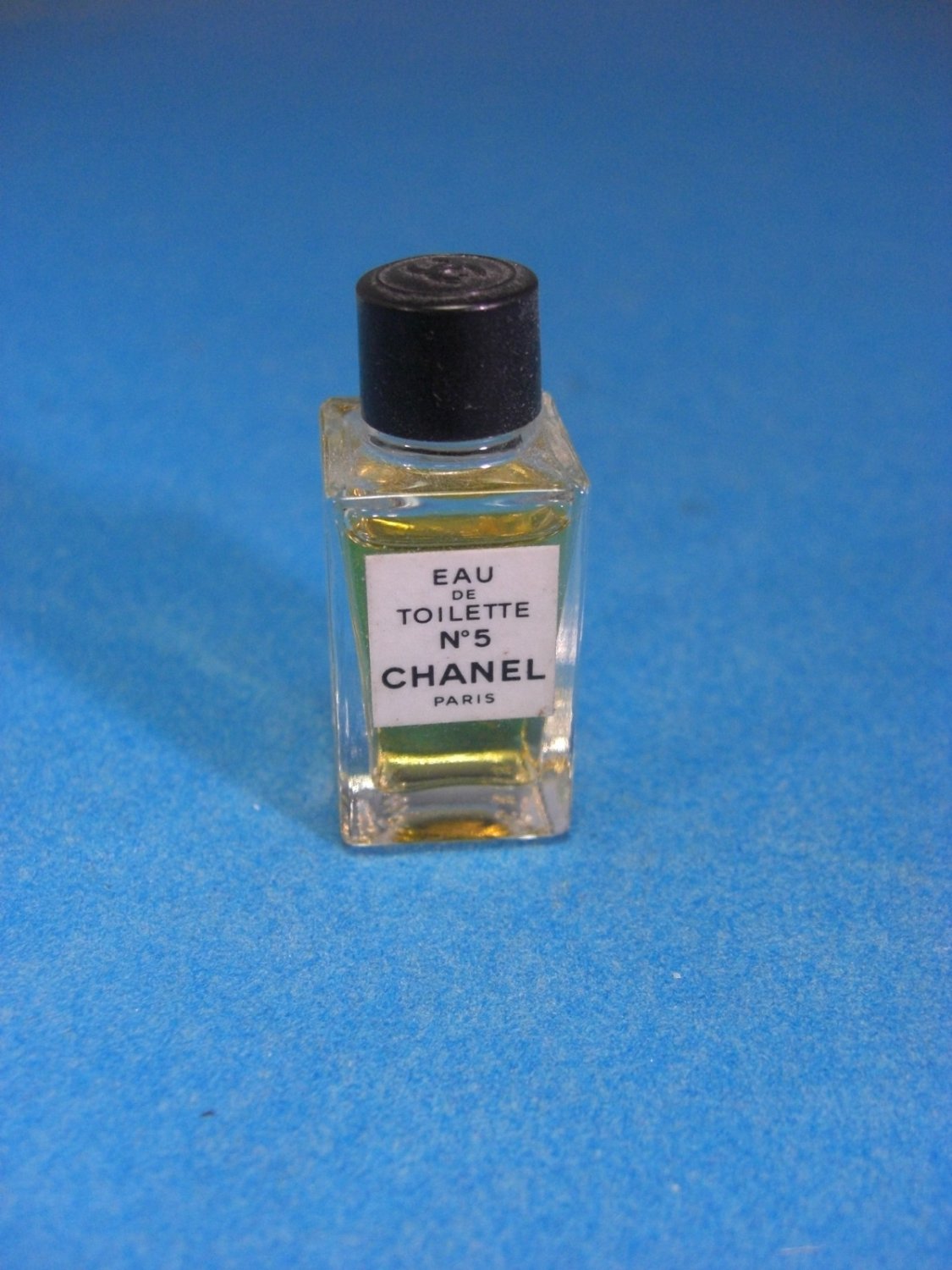 Vintage CHANEL No. 5 Mini Eau De Toilette Full Bottle Paris