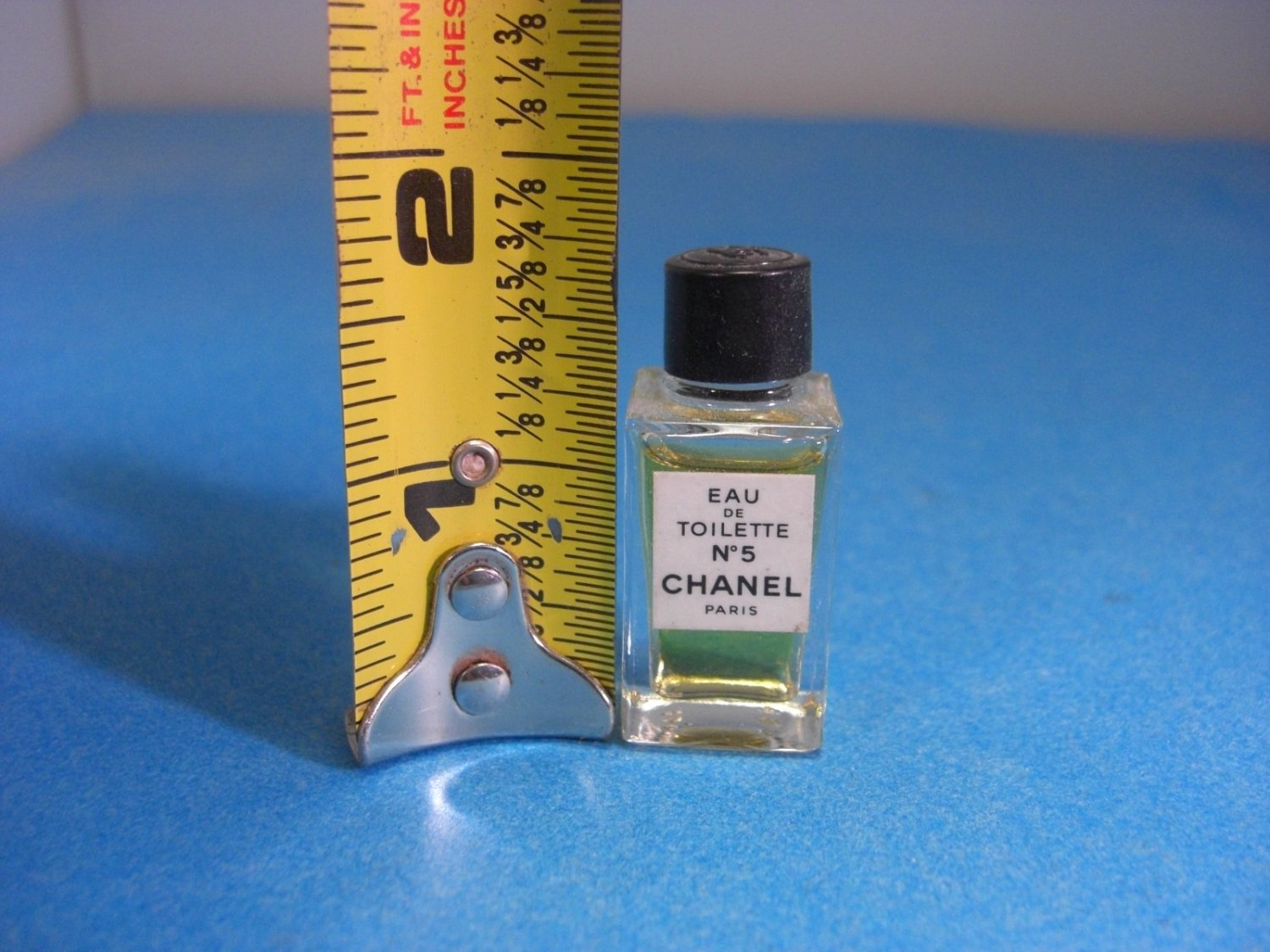 Vintage CHANEL No. 5 Mini Eau De Toilette Full Bottle Paris