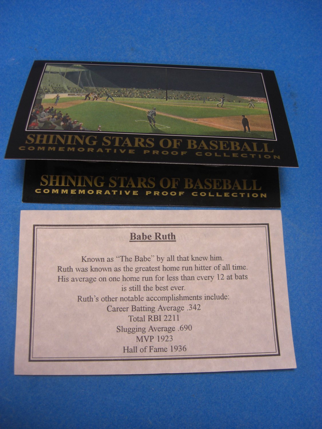 BABE RUTH "Shining Stars Of Baseball" Commemorative Proof Collection ...
