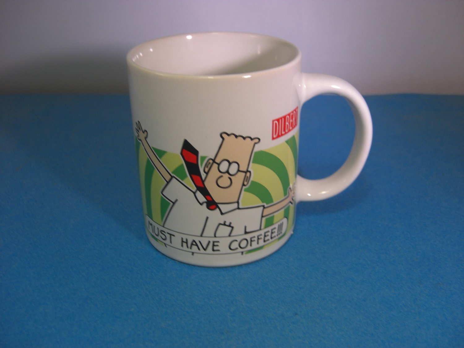 2009 Dilbert Dogbert Comic Cartoon Dog "Must Have Coffee !!!" Mug
