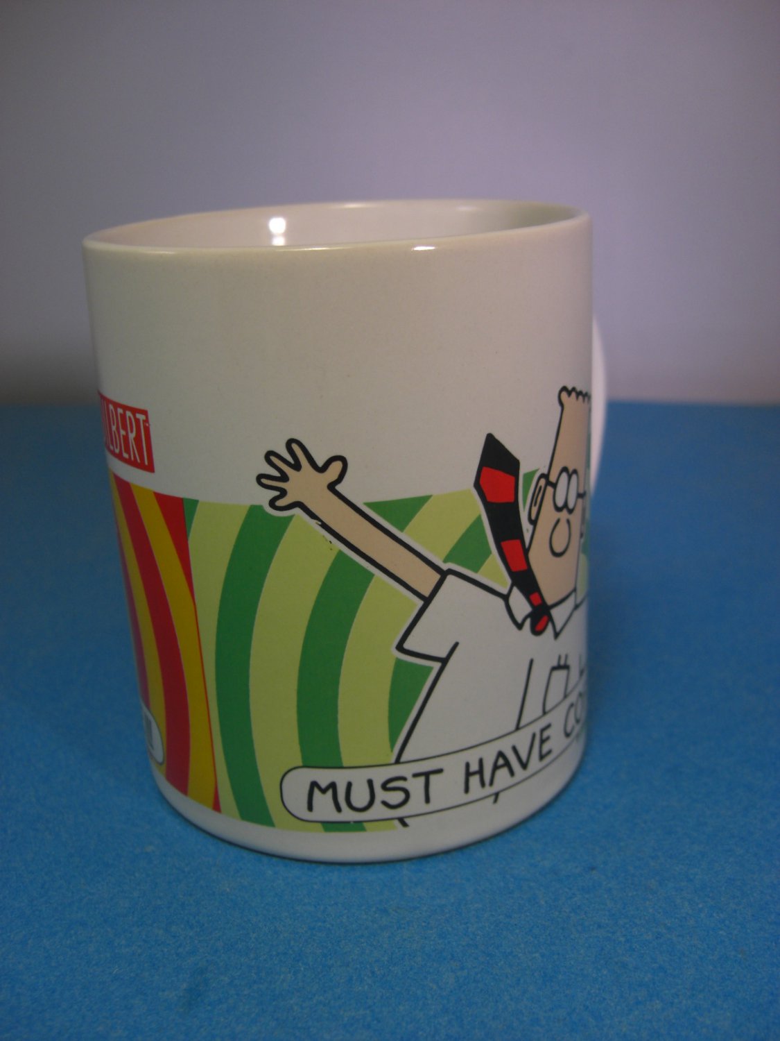 2009 Dilbert Dogbert Comic Cartoon Dog "Must Have Coffee !!!" Mug