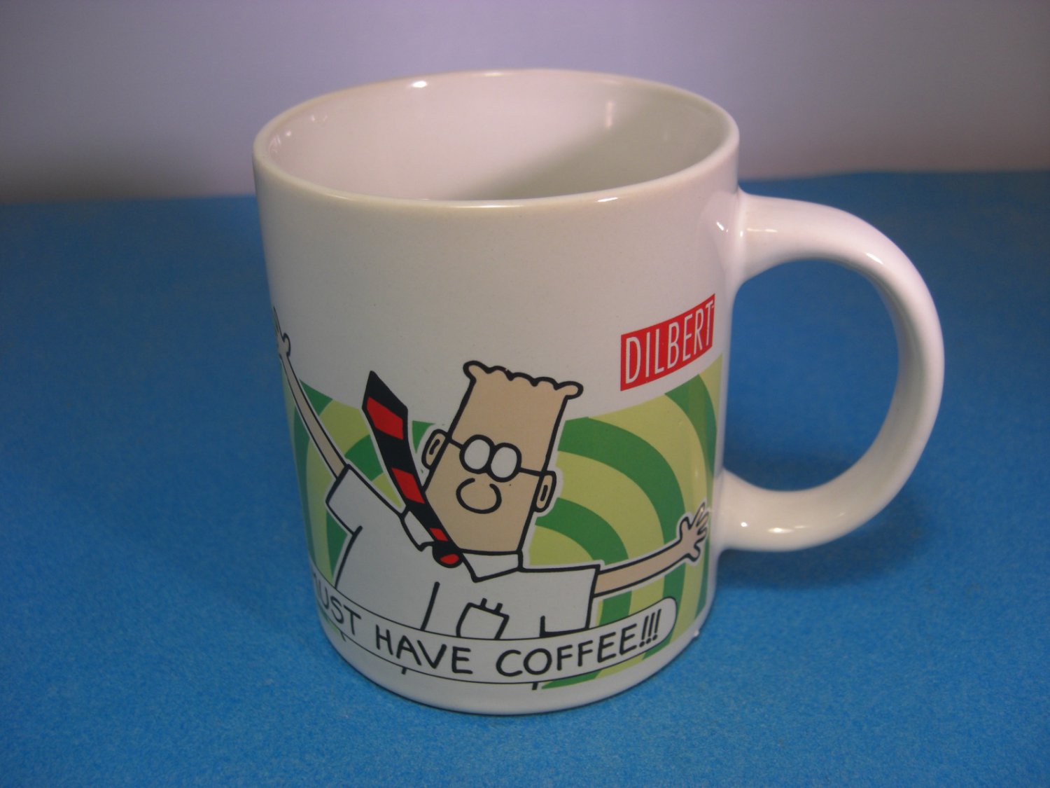 2009 Dilbert Dogbert Comic Cartoon Dog "Must Have Coffee !!!" Mug