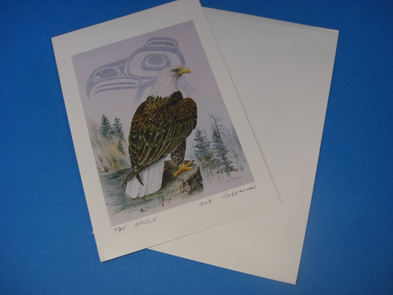 THE EAGLE Art Card by Susan Coleman