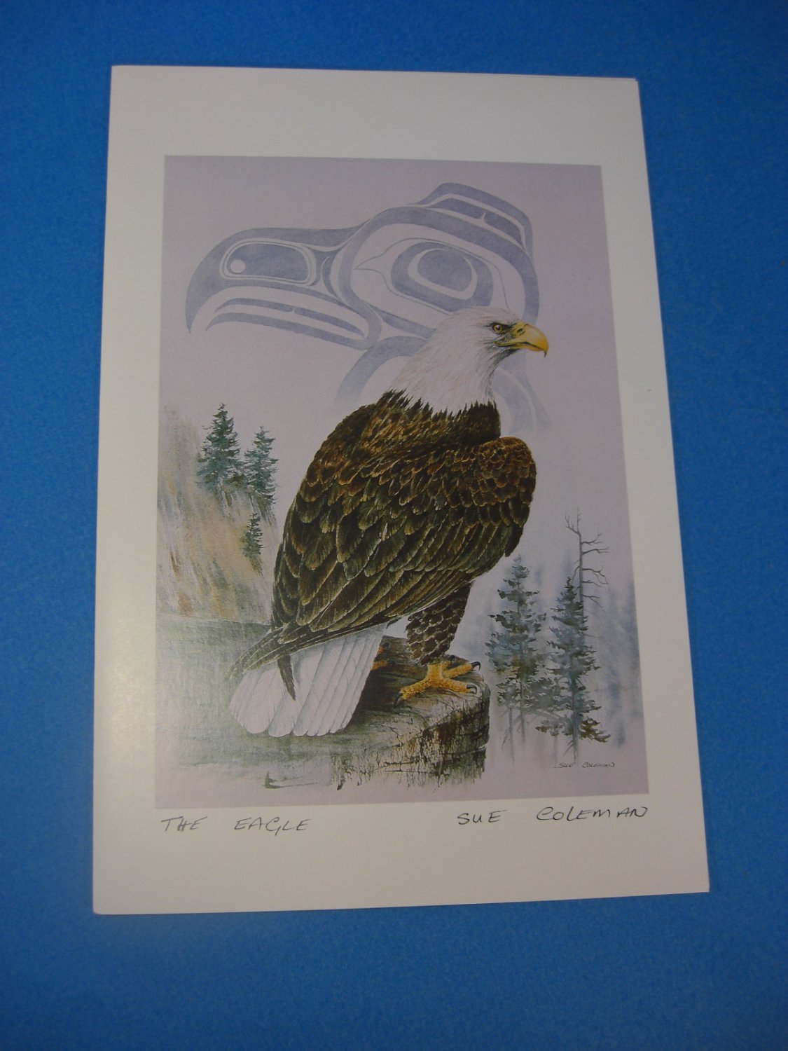 THE EAGLE Art Card by Susan Coleman