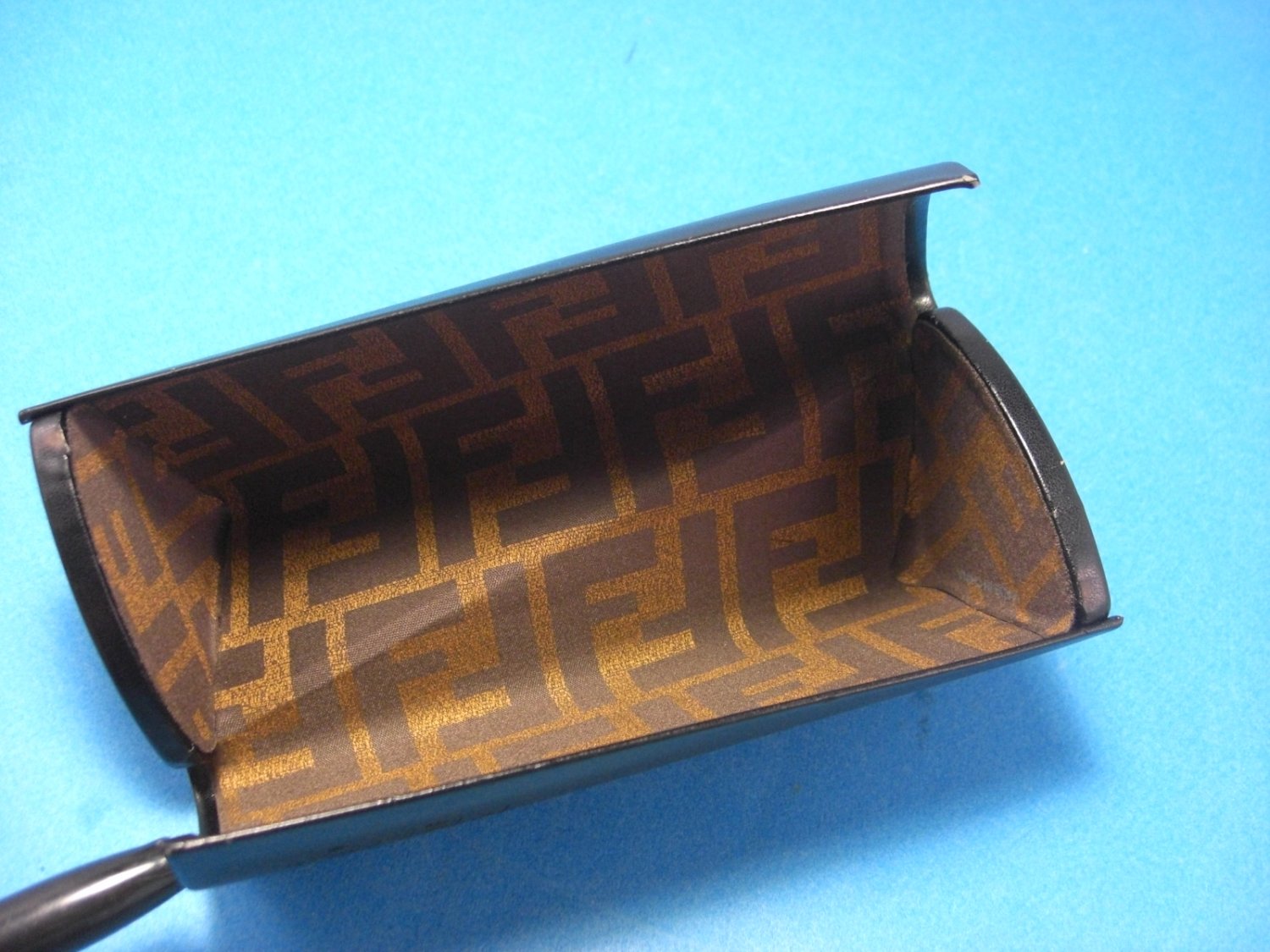 Fendi Black Twist Hard Shell Sunglass/Eyeglass Case