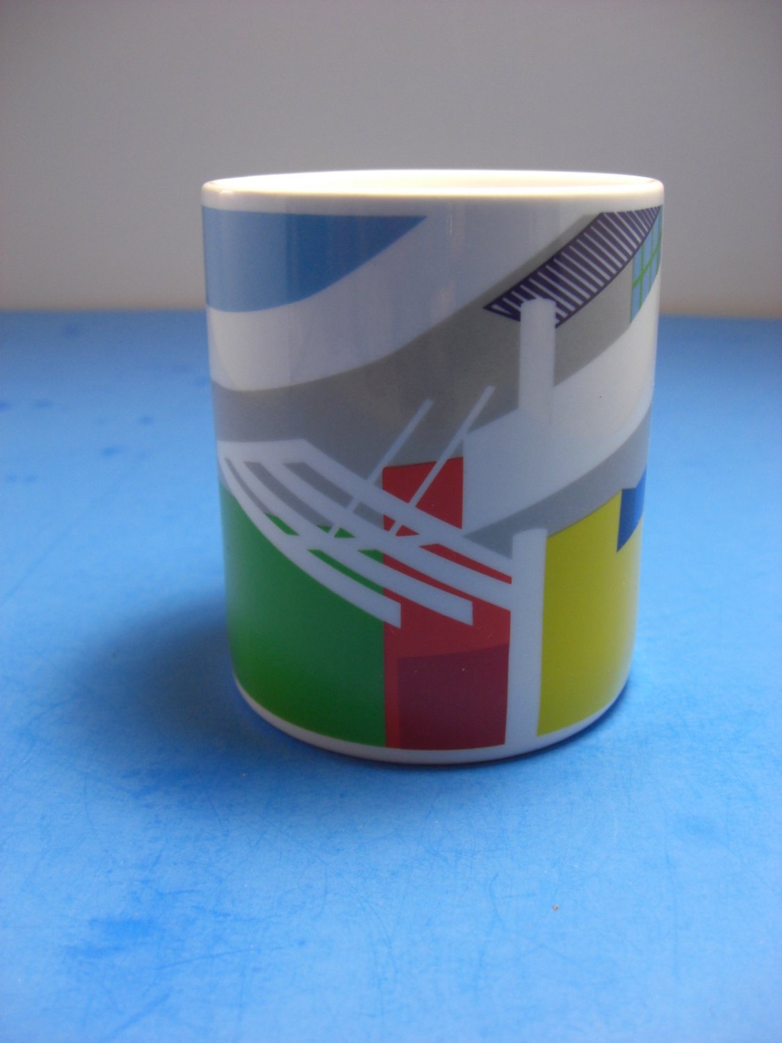 Getty Museum Richard Meier Postmodern Architect Porcelain Mug