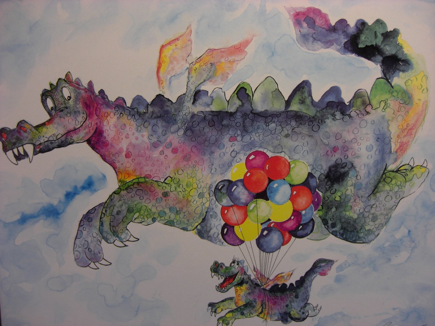 Ron Rodecker FLYING LESSONS Doubled Signed Limited Edition 237 Of 1000