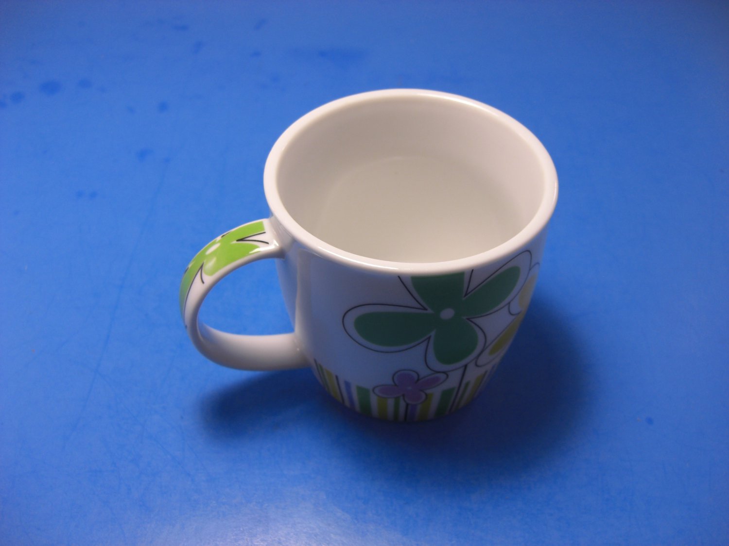 VERDICI Design Floral Mug Fine Porcelain 12oz.