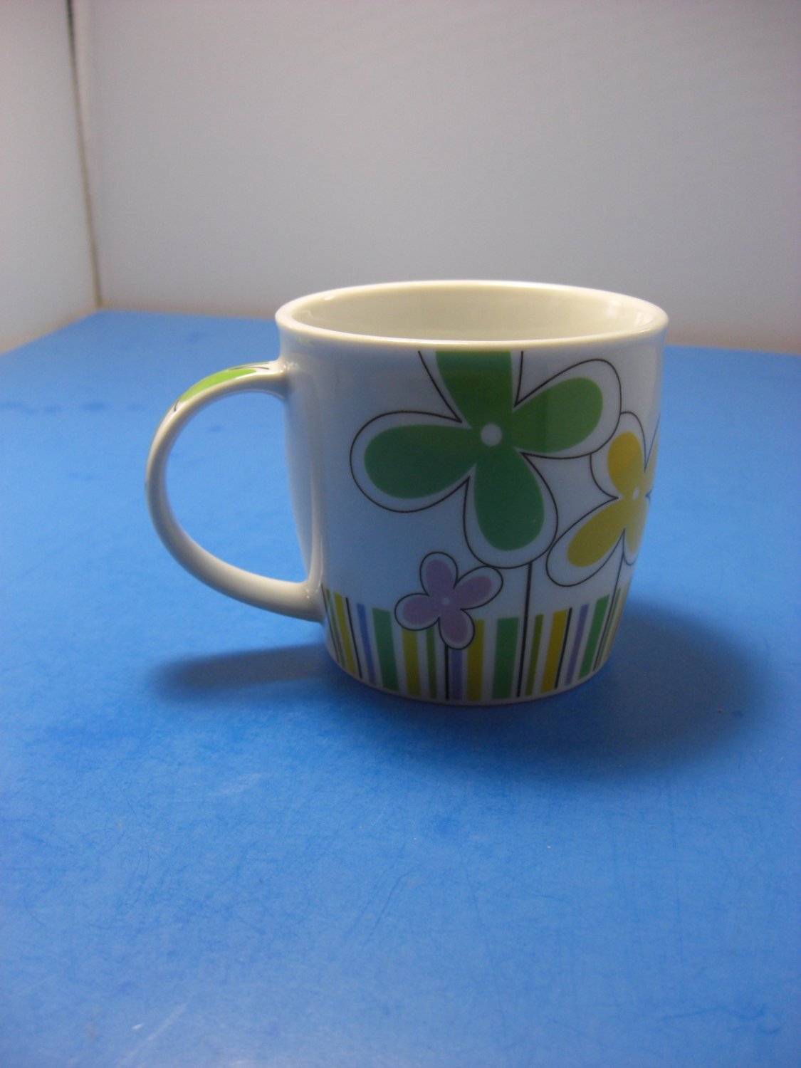 VERDICI Design Floral Mug Fine Porcelain 12oz.