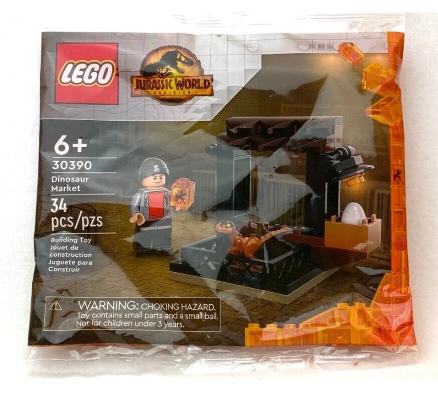 LEGO Lego 30390 Jurassic World Dinosaur Market Polybag Brand New - NEW ...