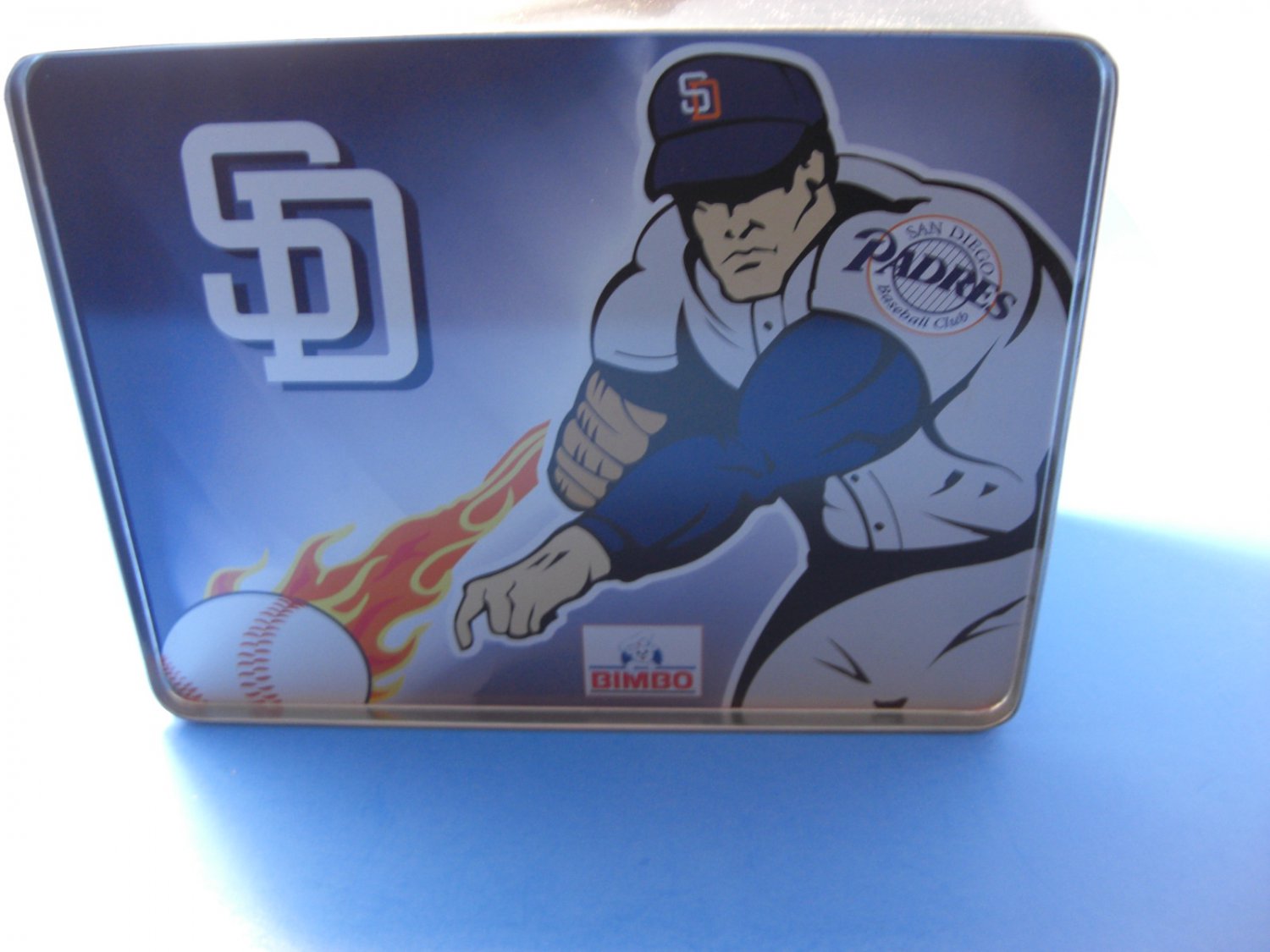 San Diego Padres Bimbo Bread Metal Lunch Box 2001
