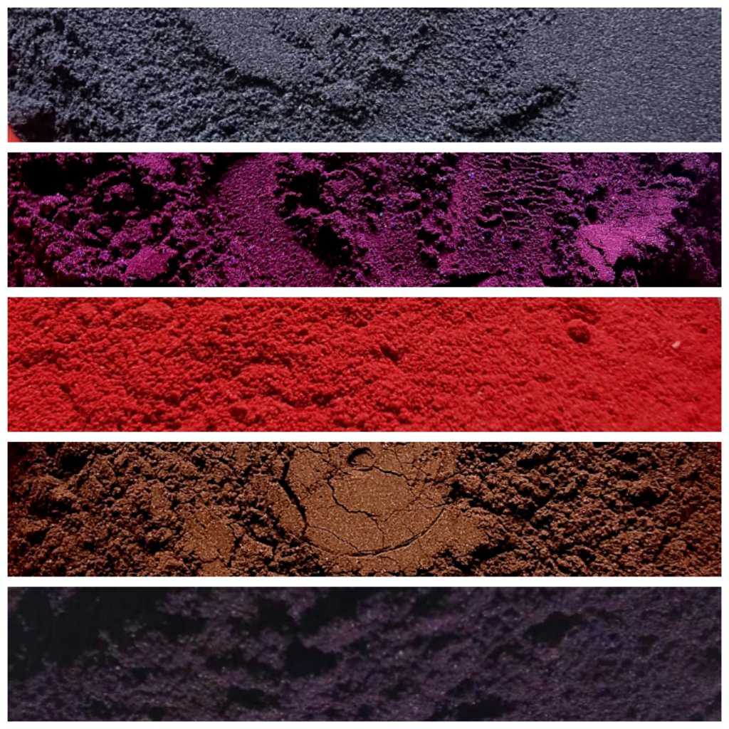 5 Color Staining kit powder for wood ,fabrics, plastic , paper and ...