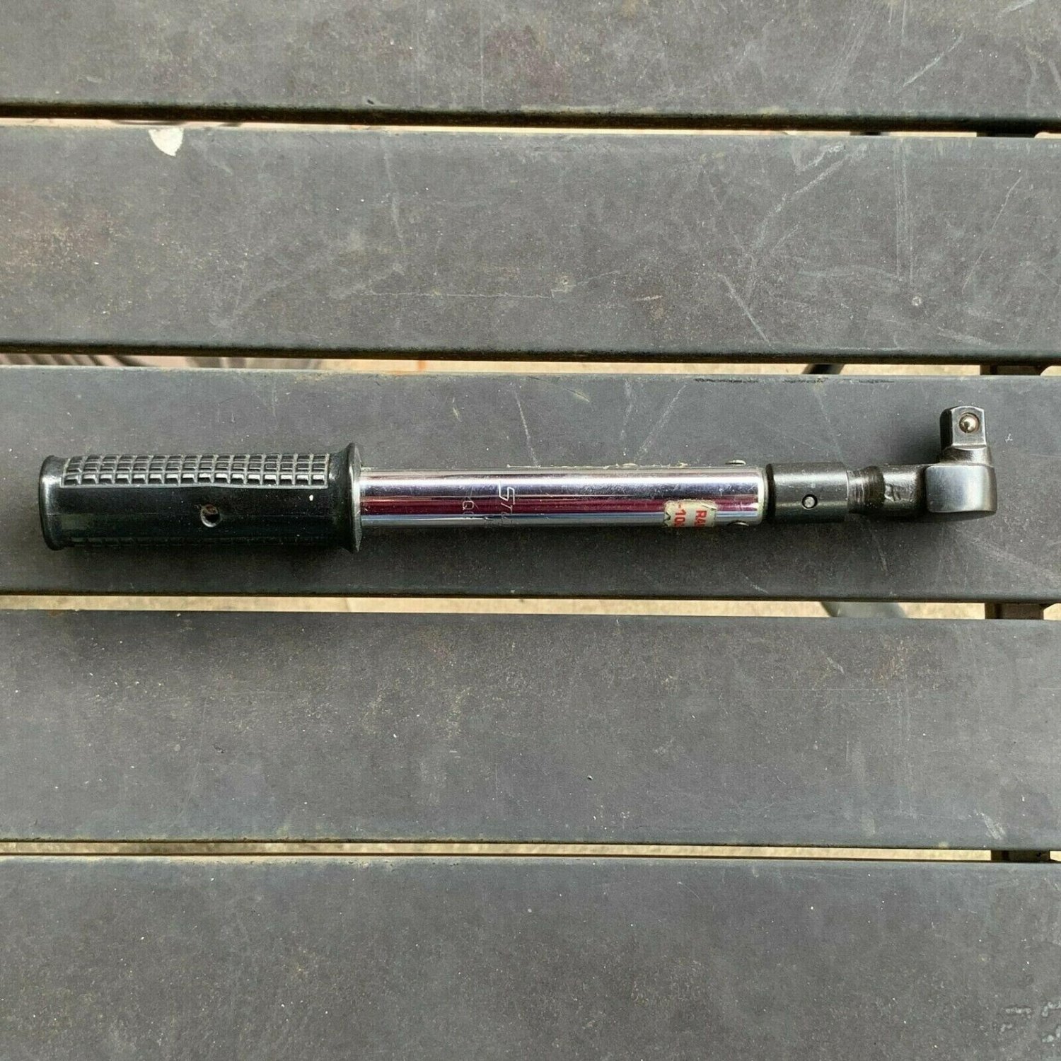 Snap On QC1P100 Preset 15-100 Inch Lbs Click Type Torque Wrench w/ 3/8 ...