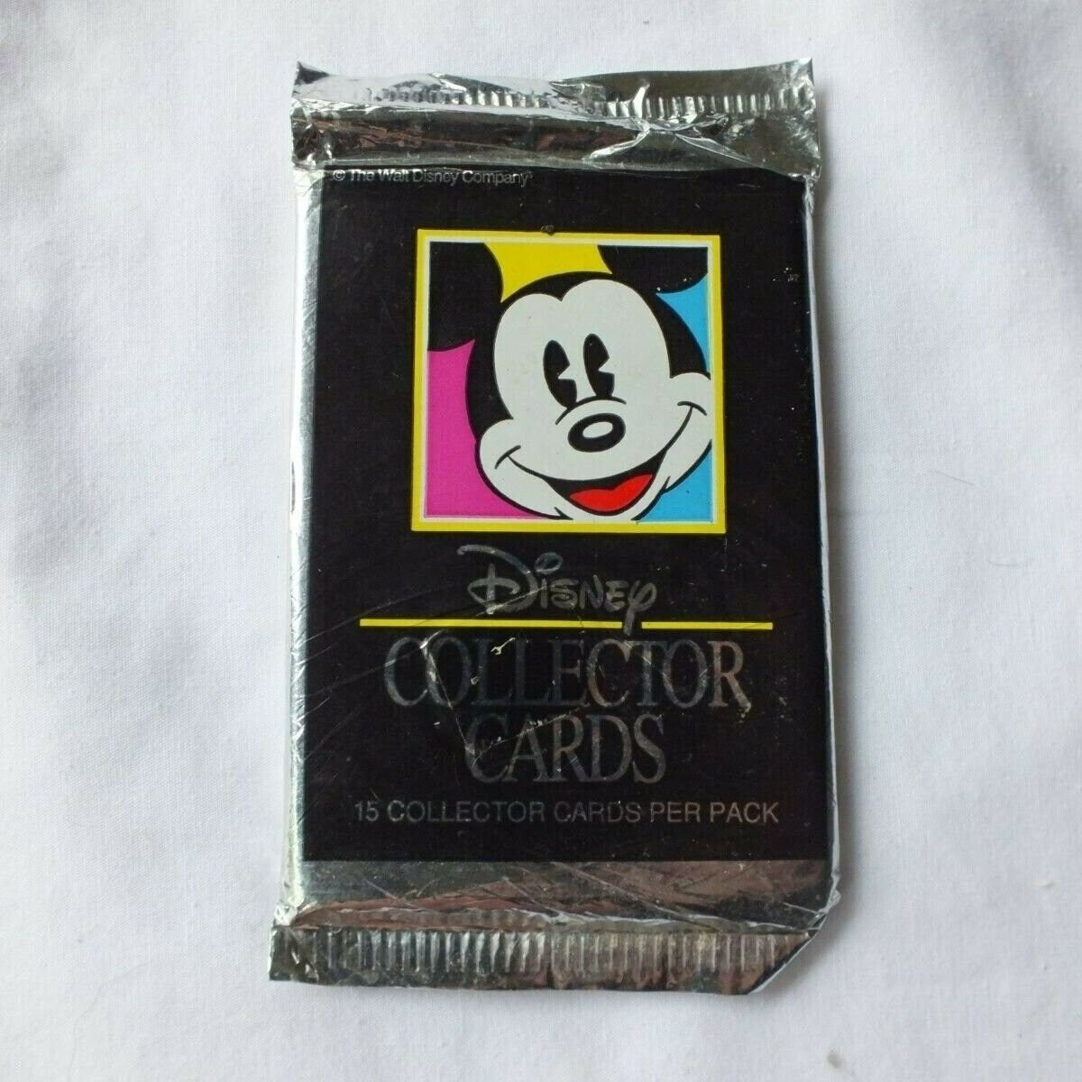 Vintage DISNEY Collector Cards Pack Yellow, Walt Disney Trading Cards ...