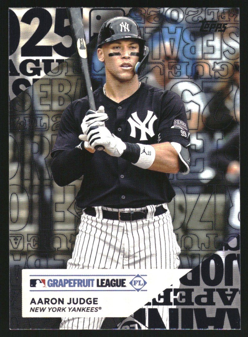 2025 Topps Training Grounds TG2 Aaron Judge