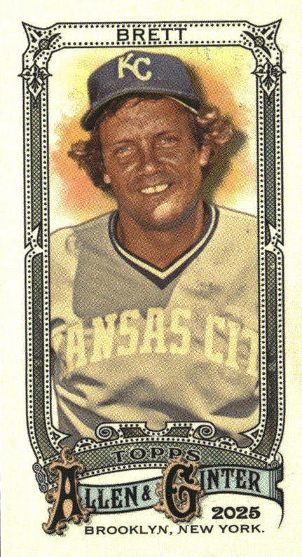 2025 Topps Allen and Ginter Mini 308 George Brett SP